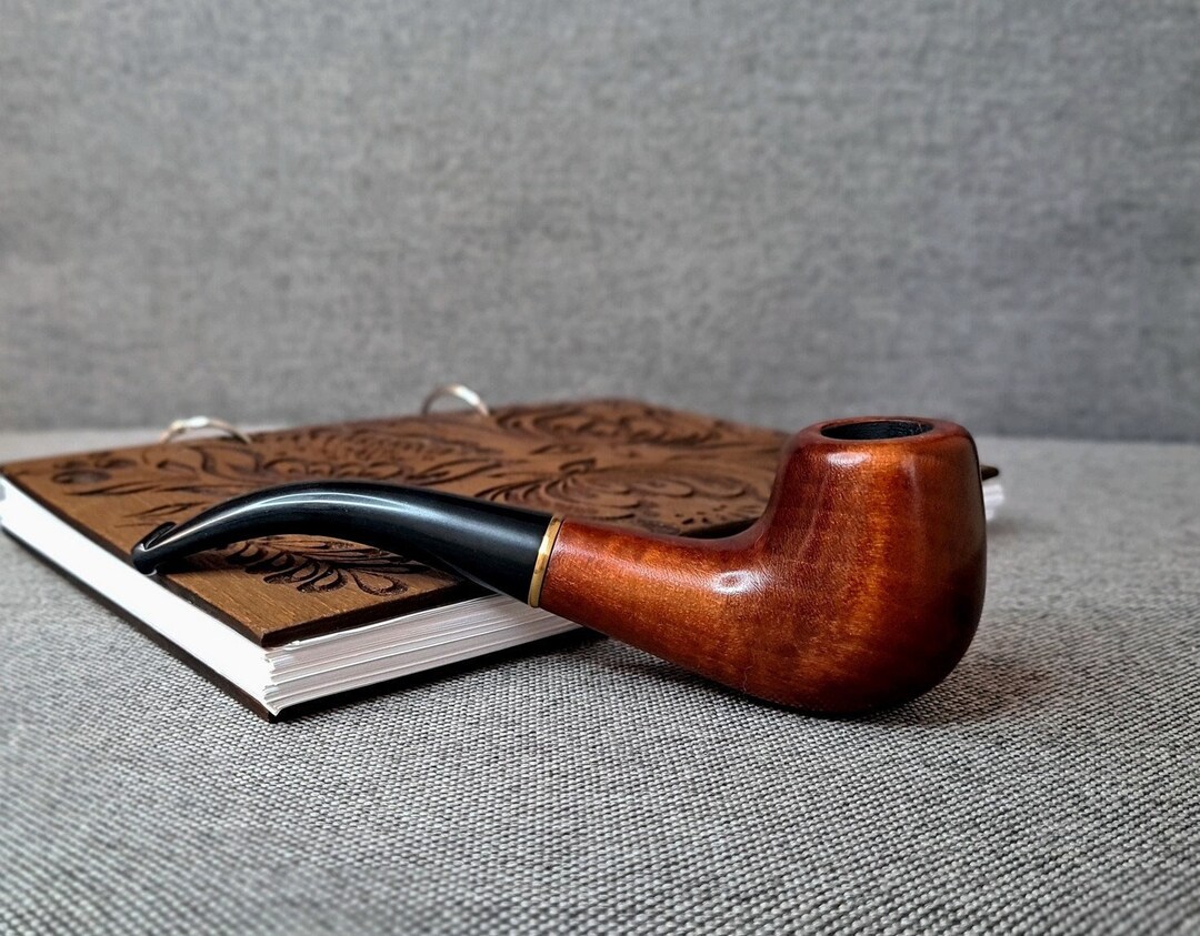 Smoking Pipe (no Filter), Wood Tobacco Pipe, Smoking Bowl, Christmas ...