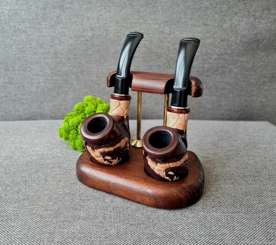 Holder for Tobacco Smoking Pipes Wood Pipe Stand Holder for - Etsy