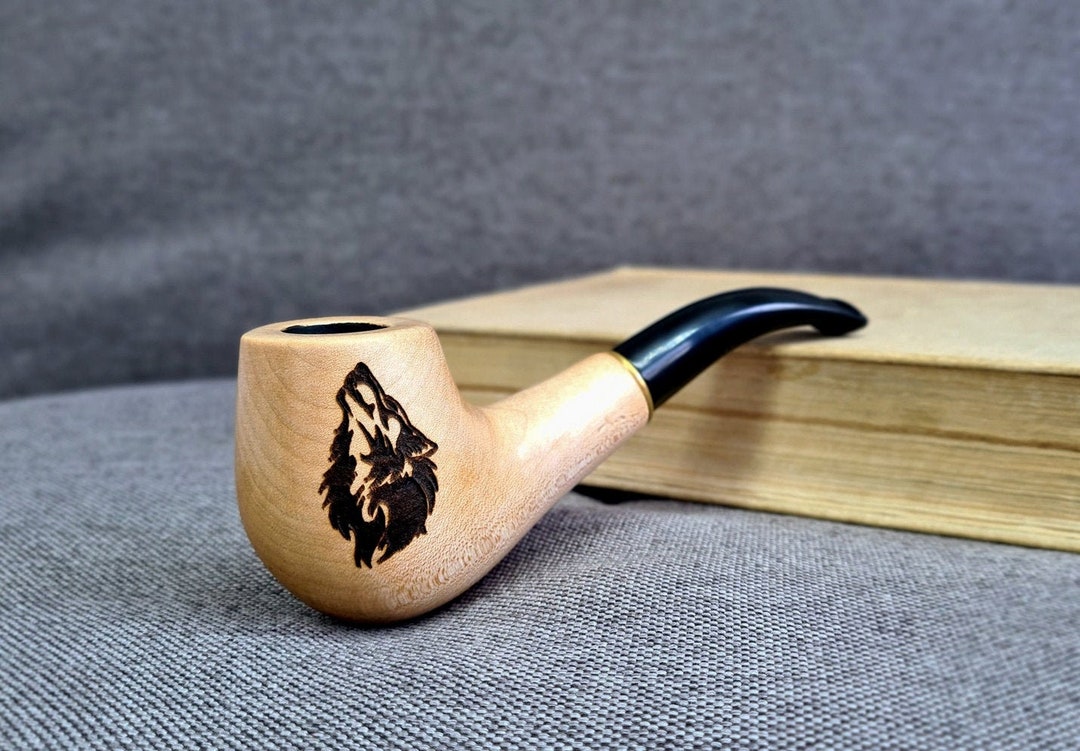 Smoking Pipe wolf Wood Tobacco Pipes Tobacco Bowl Pipes for Tobacco ...