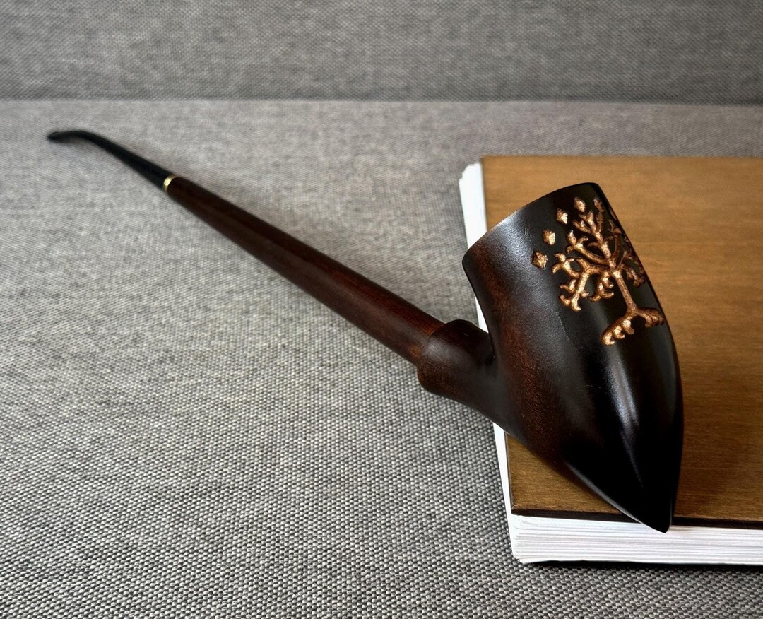 Smoking Pipe Tree Wood Tobacco Pipe Smoking Bowl Christmas Gift - Etsy