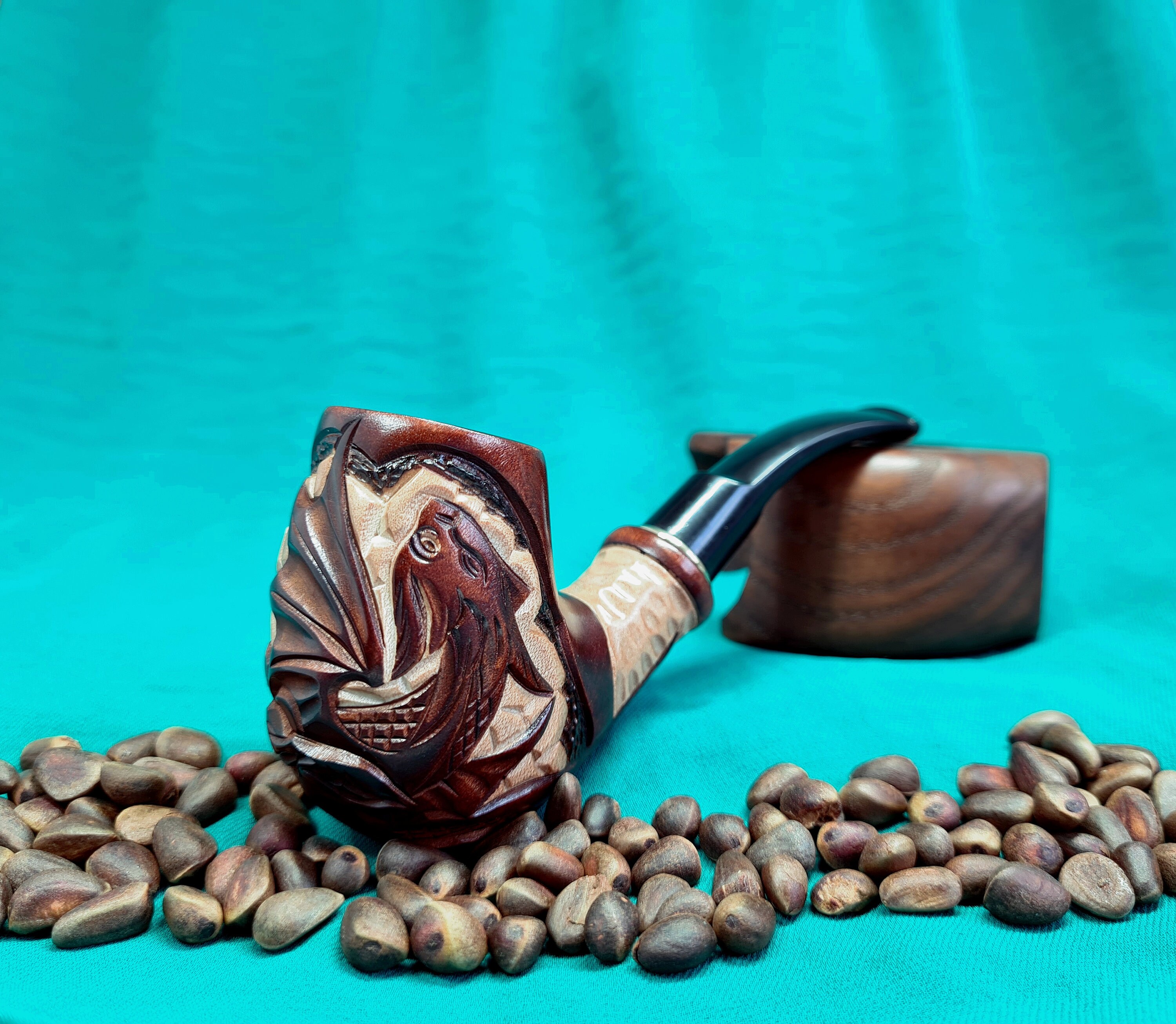 Smoking Pipe Dragon Tobacco Pipe Exclusive Wood Pipes Tobacco | Etsy