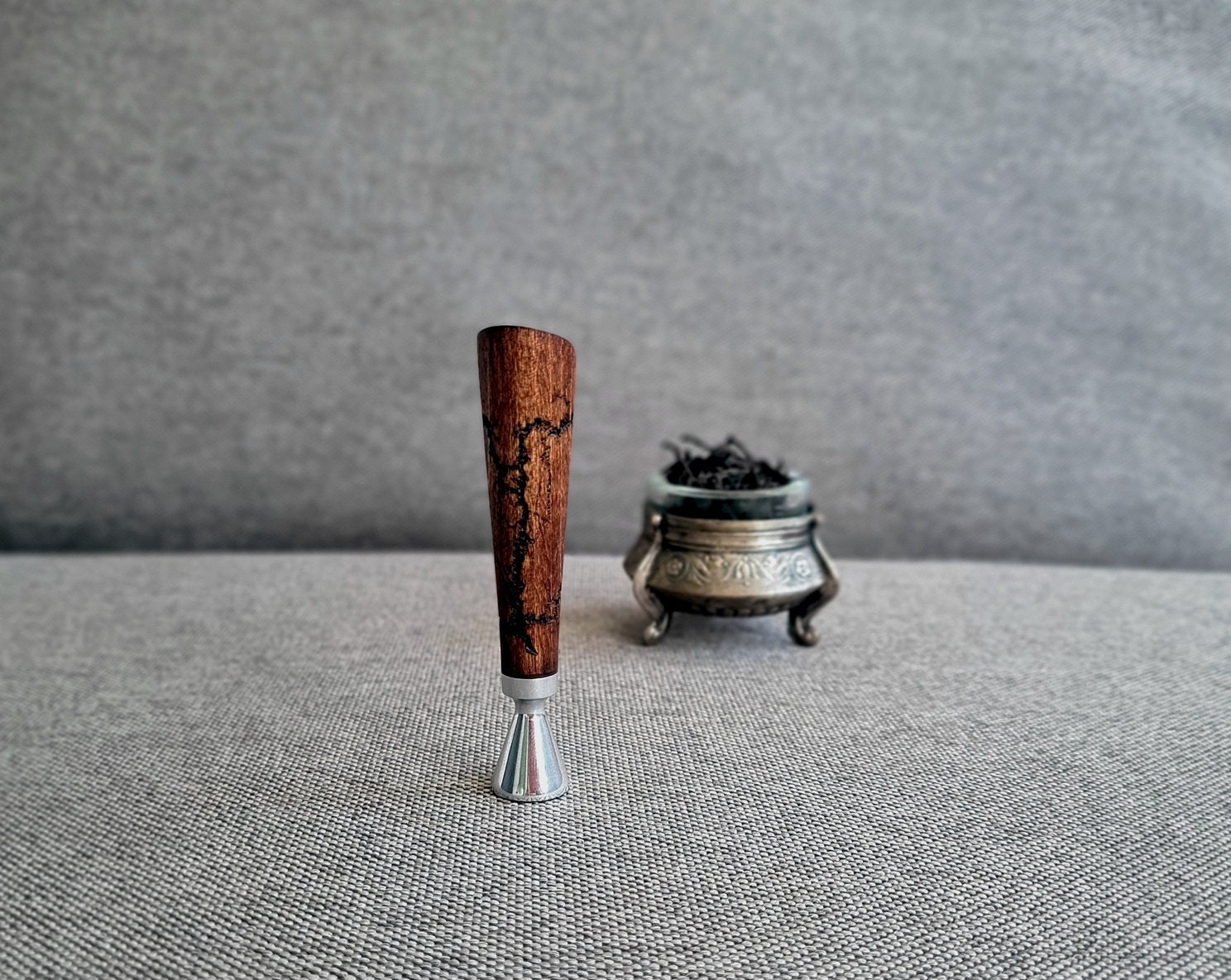 Pipe Tamper Wood Pipe Accessories Tamper Brass Wood for - Etsy