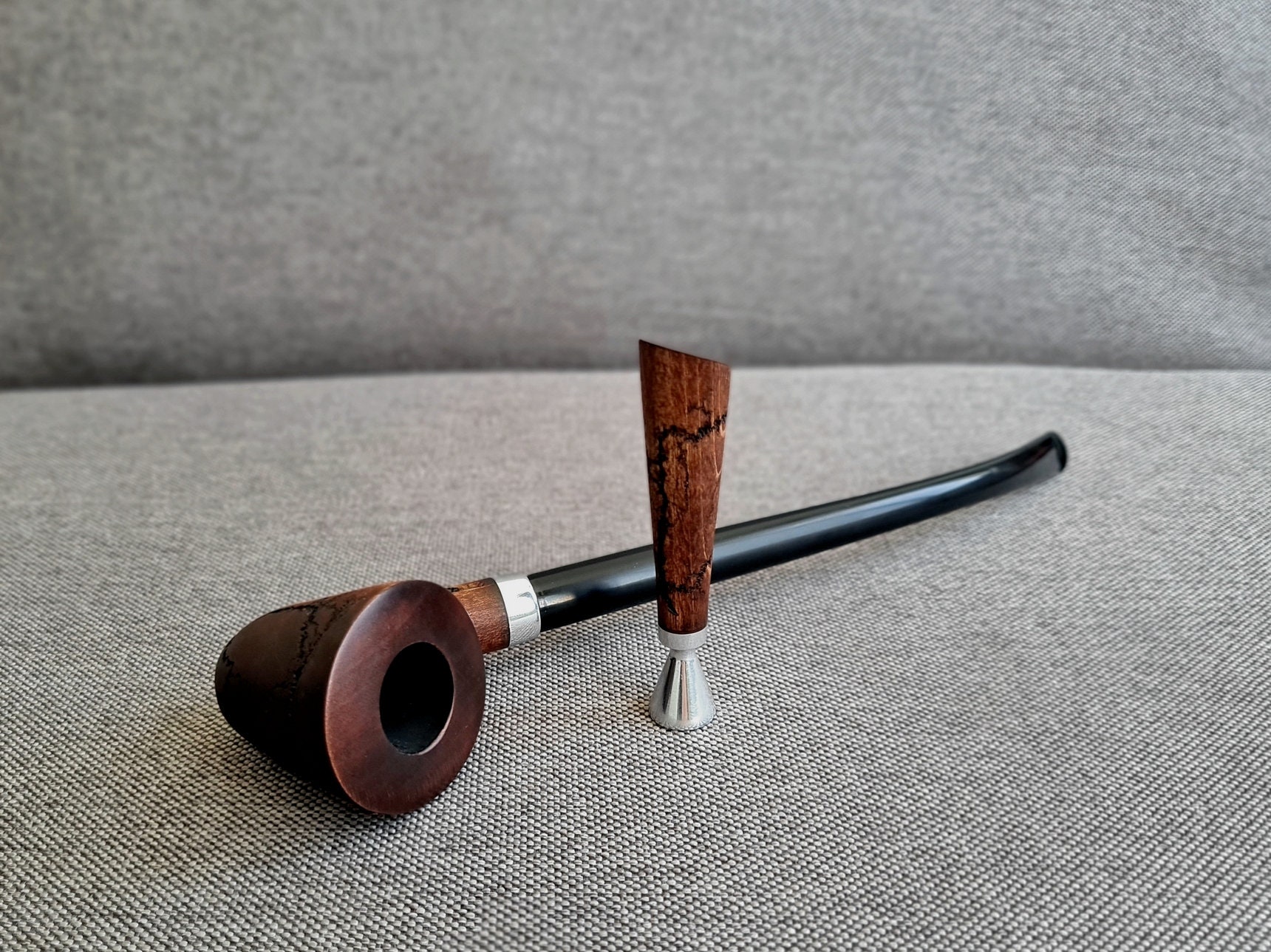 Pipe Tamper Wood Pipe Accessories Tamper Brass Wood for - Etsy