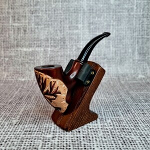 Smoking Pipe tree Wooden Pipe Tobacco Pipe With Filter 9 Mm Handmade ...