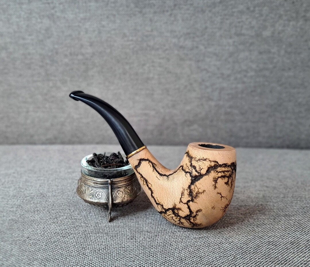 Smoking Pipe "spark" Wood Tobacco Pipe Smoking Bowl Christmas Gift - Etsy