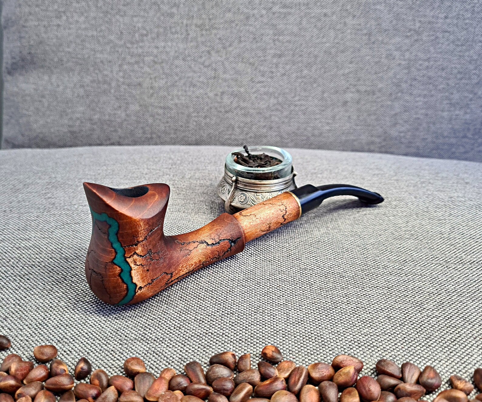 Pfeife Spark Holz Tabakpfeife Geschenk für Raucher - Etsy.de