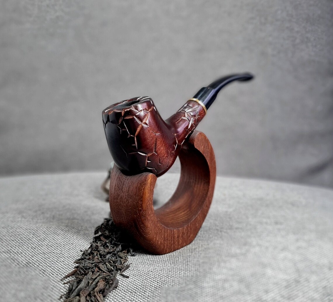 Tobacco Smoking Pipe Spider Web Wood Pipes Handmade Pipe Pipes | Etsy