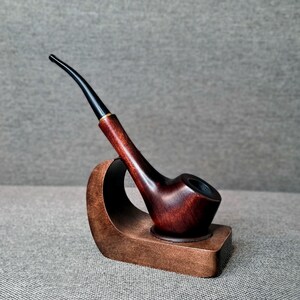 Wood Smoking Pipe Long Pipes Tobacco Pipe Wooden Pipes Handcrafted Pipe ...
