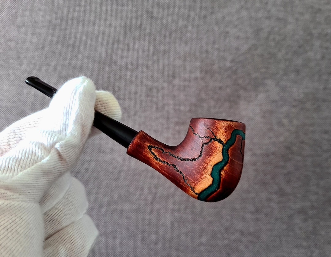 Mini pipe à fumer, Pipe à tabac Spark avec pierre précieuse, Pipe en ...