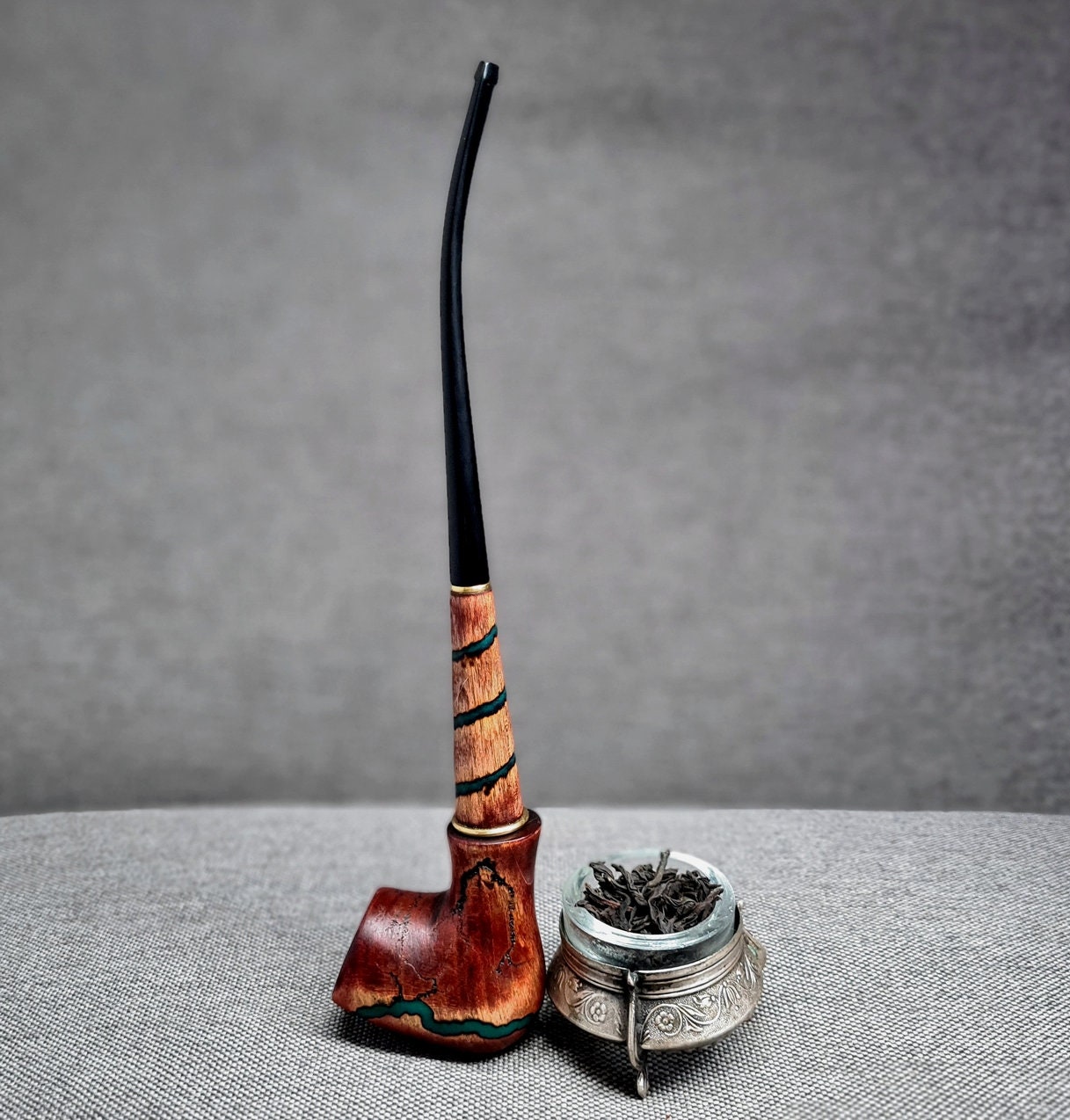 Long Pipe Wood Tobacco Pipe Smoking Pipe Churchwarden Pipe | Etsy