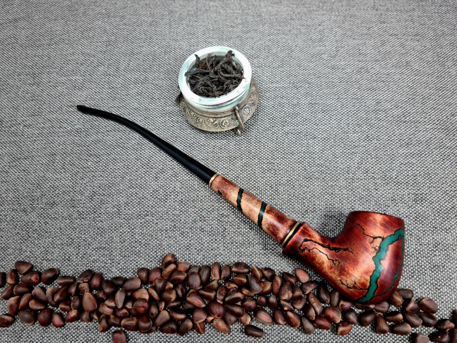 Long Pipe Wood Tobacco Pipe Smoking Pipe Churchwarden Pipe | Etsy