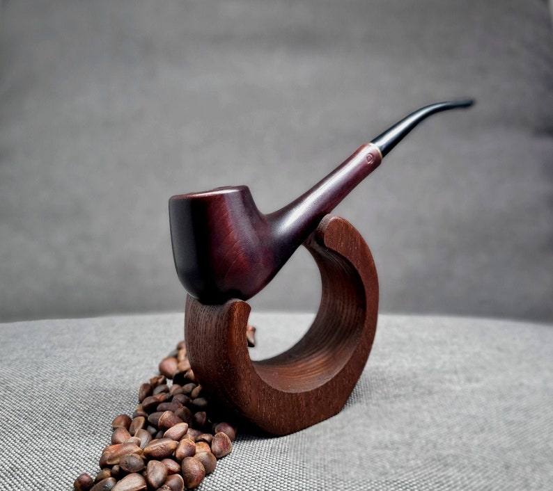 Wood smoking pipe Long pipes Tobacco pipe Mothers Day | Etsy