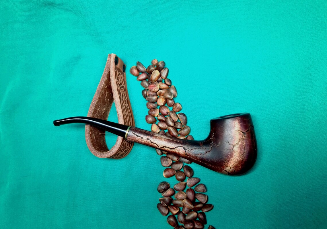 Long Smoking Pipe Tobacco Pipe Exclusive Wood Pipes Wood - Etsy