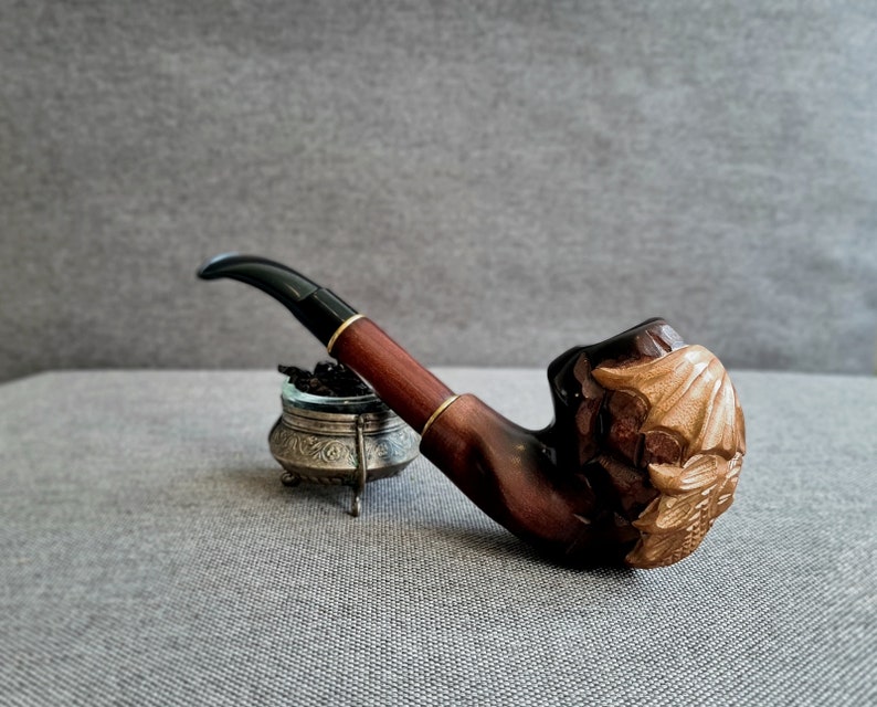 Smoking Pipe dragon Wooden Pipe Tobacco Pipe - Etsy