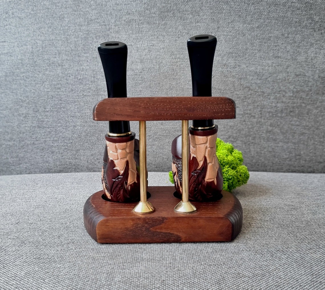 Holder for Tobacco Smoking Pipes Wood Pipe Stand Holder for - Etsy