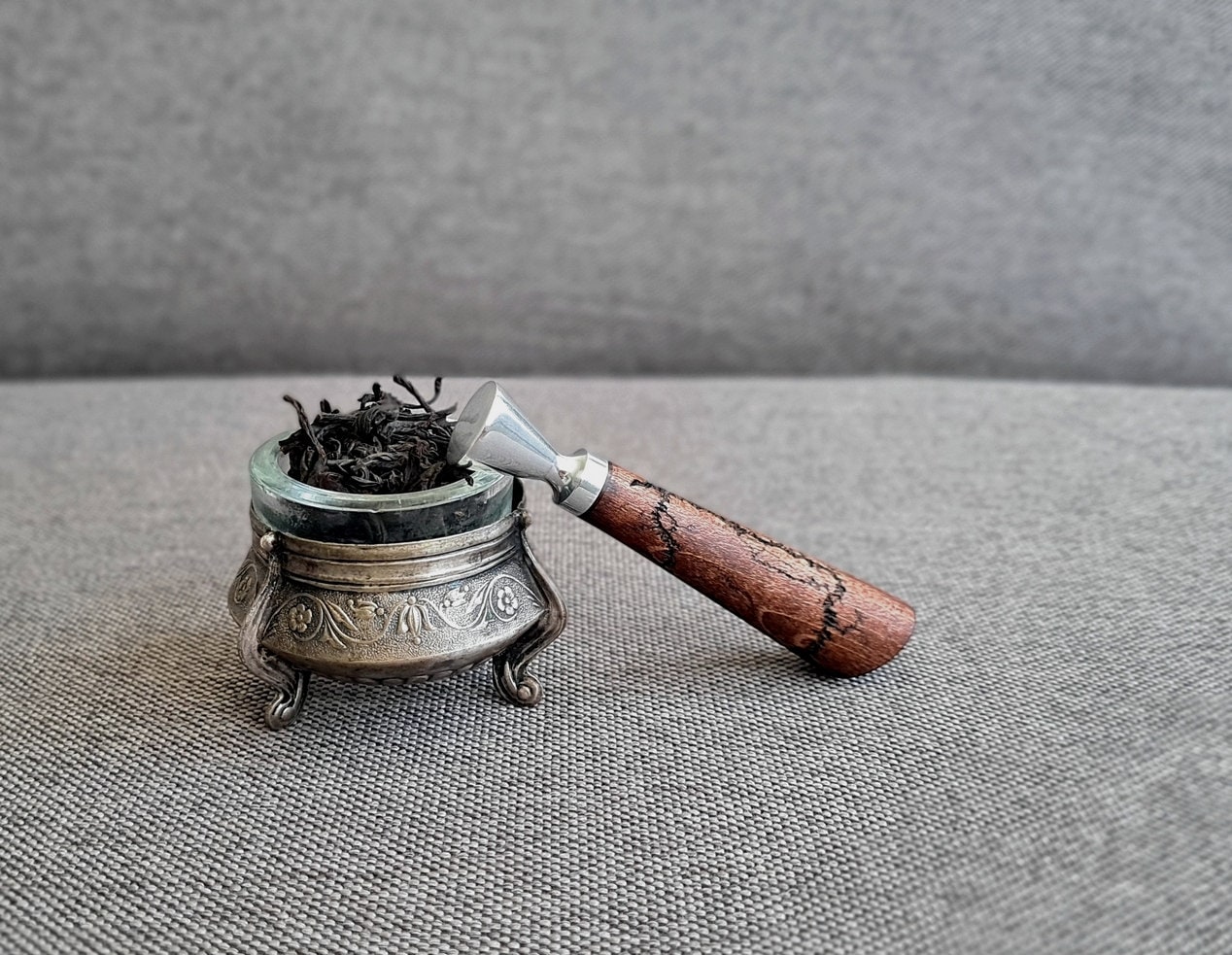 Pipe Tamper Wood Pipe Accessories Tamper Brass Wood for - Etsy