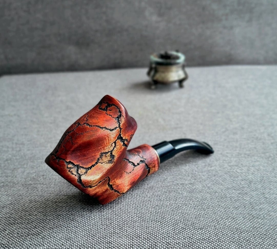 Handcrafted Pear Wood Tobacco Pipe: Gift Carved Pipe - Etsy