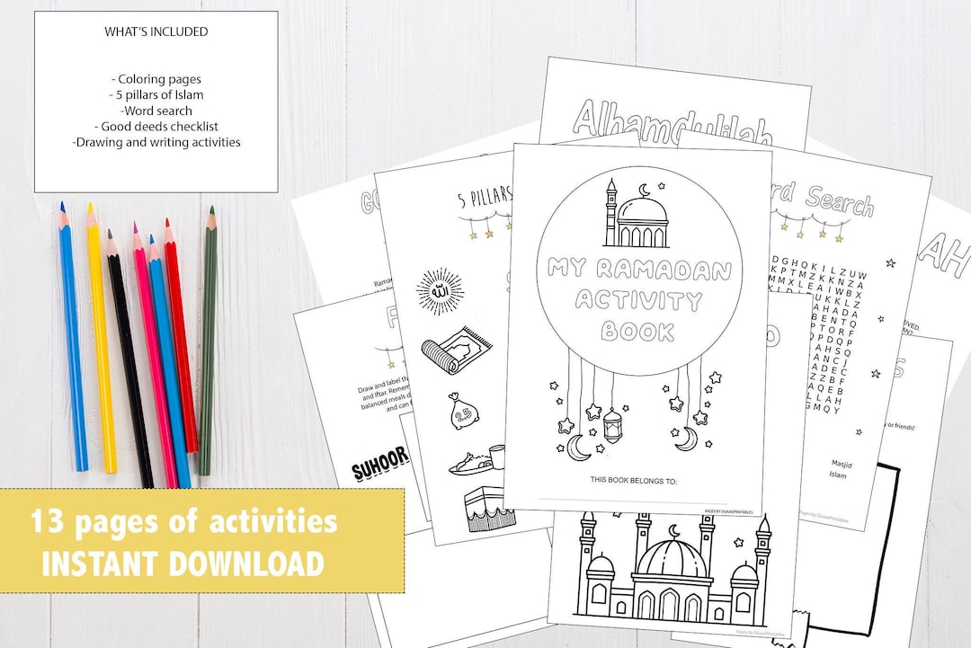 Ramadan Activity Printable - Etsy