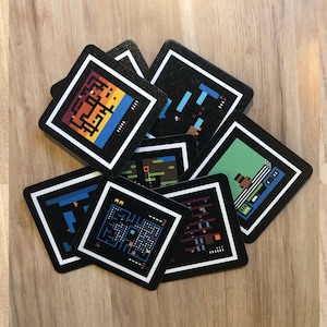 Nintendo Drink Coasters, Minimalist, Retro Classic Arcade, Video Game ...