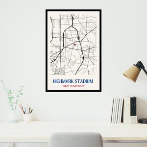 Highmark Stadium - Buffalo Bills - Stadium Art Print - Hand Made - Etsy