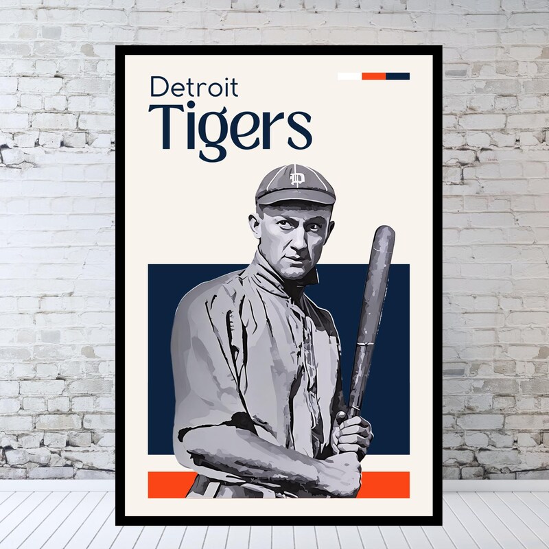 Detroit Tigers Art - Etsy
