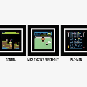 Nintendo Drink Coasters, Minimalist, Retro Classic Arcade, Video Game ...
