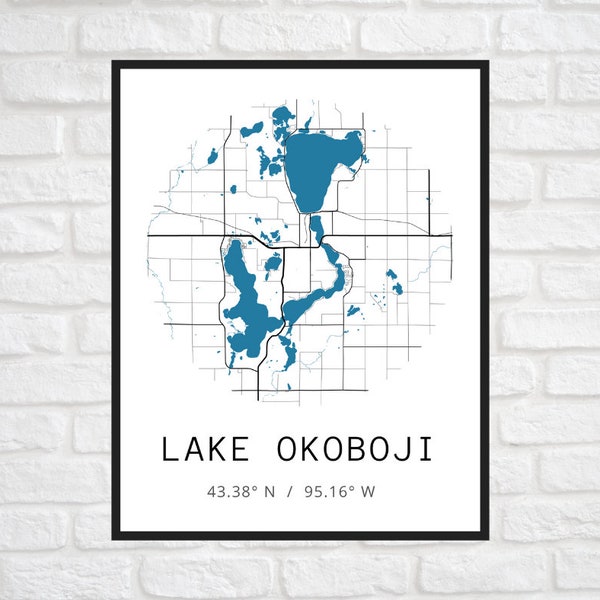 Lake Okoboji Wall Art - Etsy