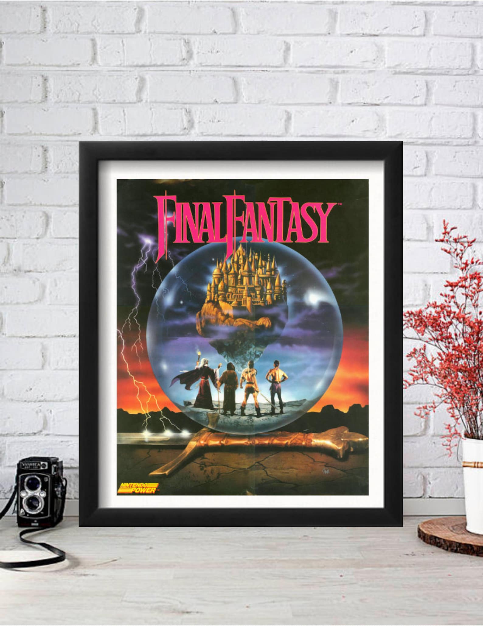 Final Fantasy Poster Print Original Cover FF Poster Print - Etsy