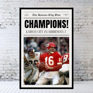 Kansas City Chiefs Newspaper, Chiefs Super Bowl, Patrick Mahomes ...