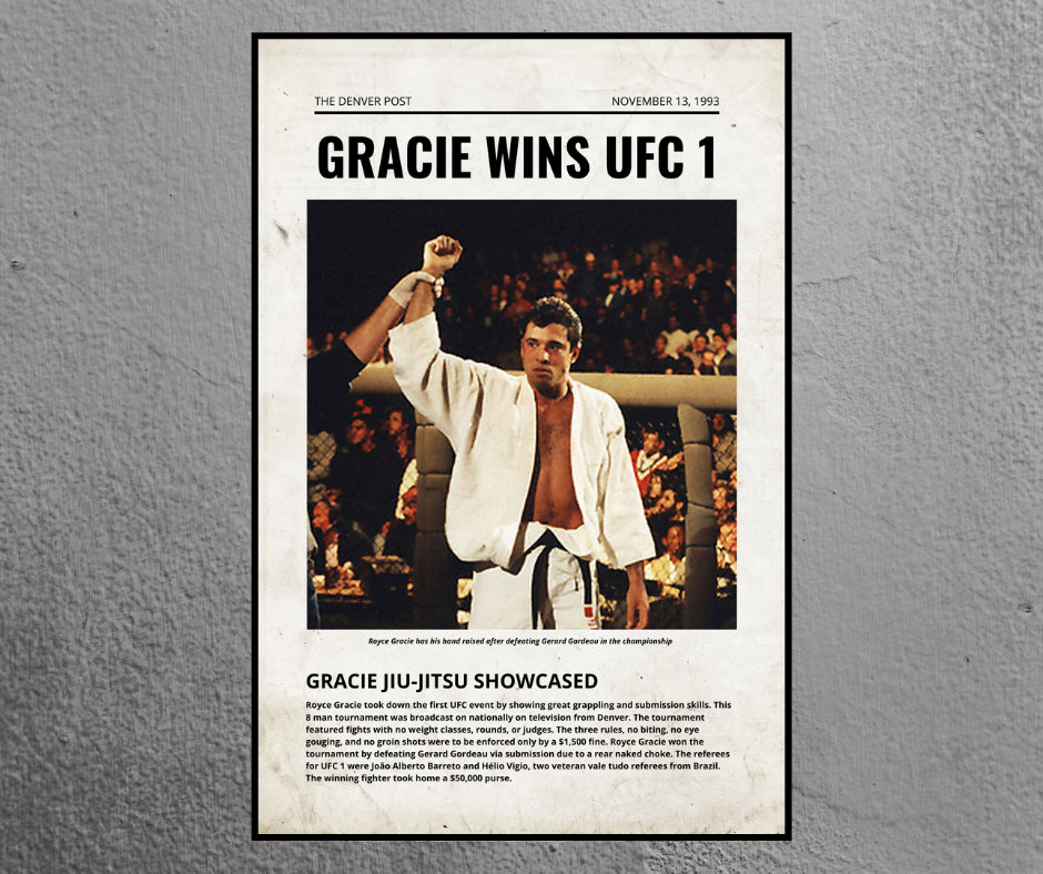 Rickson Gracie Poster
