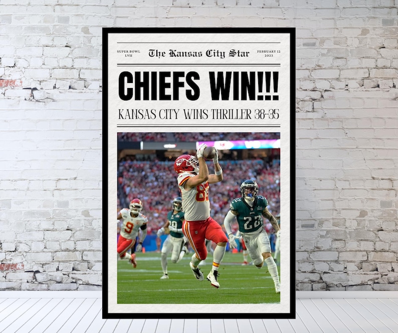 Kansas City Chiefs Newspaper, Chiefs Super Bowl, Patrick Mahomes ...