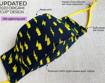 Lightning Bolt Mask | Etsy