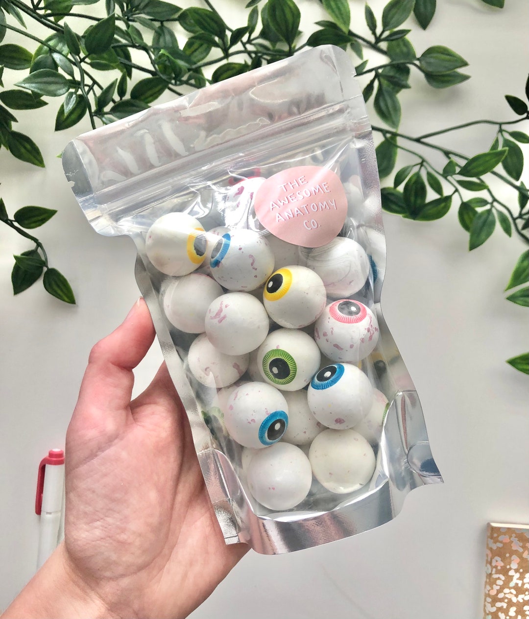 Pick and Mix Sweets Bubblegum Eyeball Pouch 100g 250g or 500g - Etsy