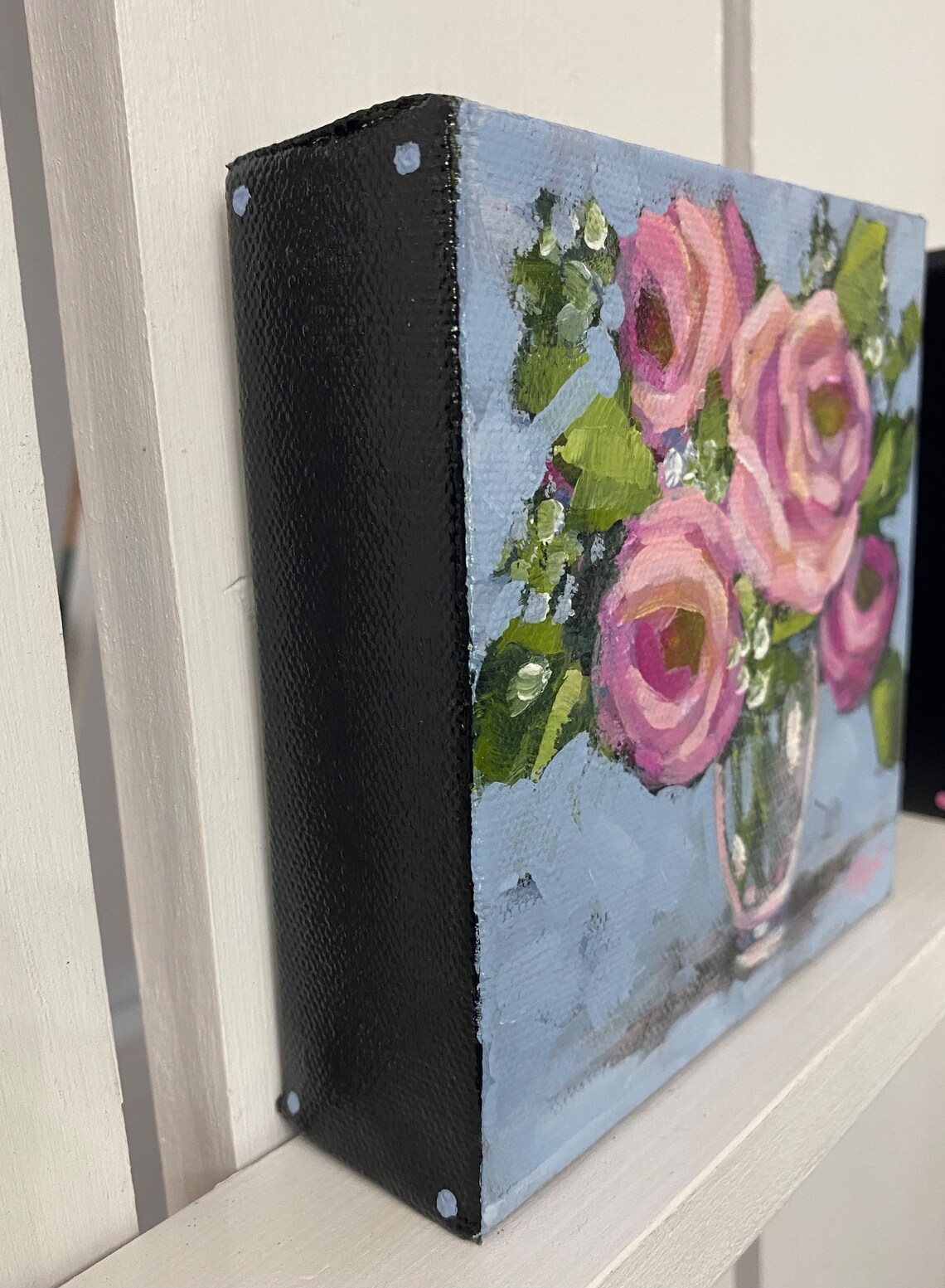 Mini Still Life, Mini Florals, Mini Flower Art, Mini Artwork, Rose ...