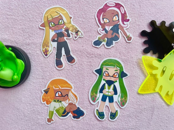Agent Sticker Pack Splatoon - Etsy