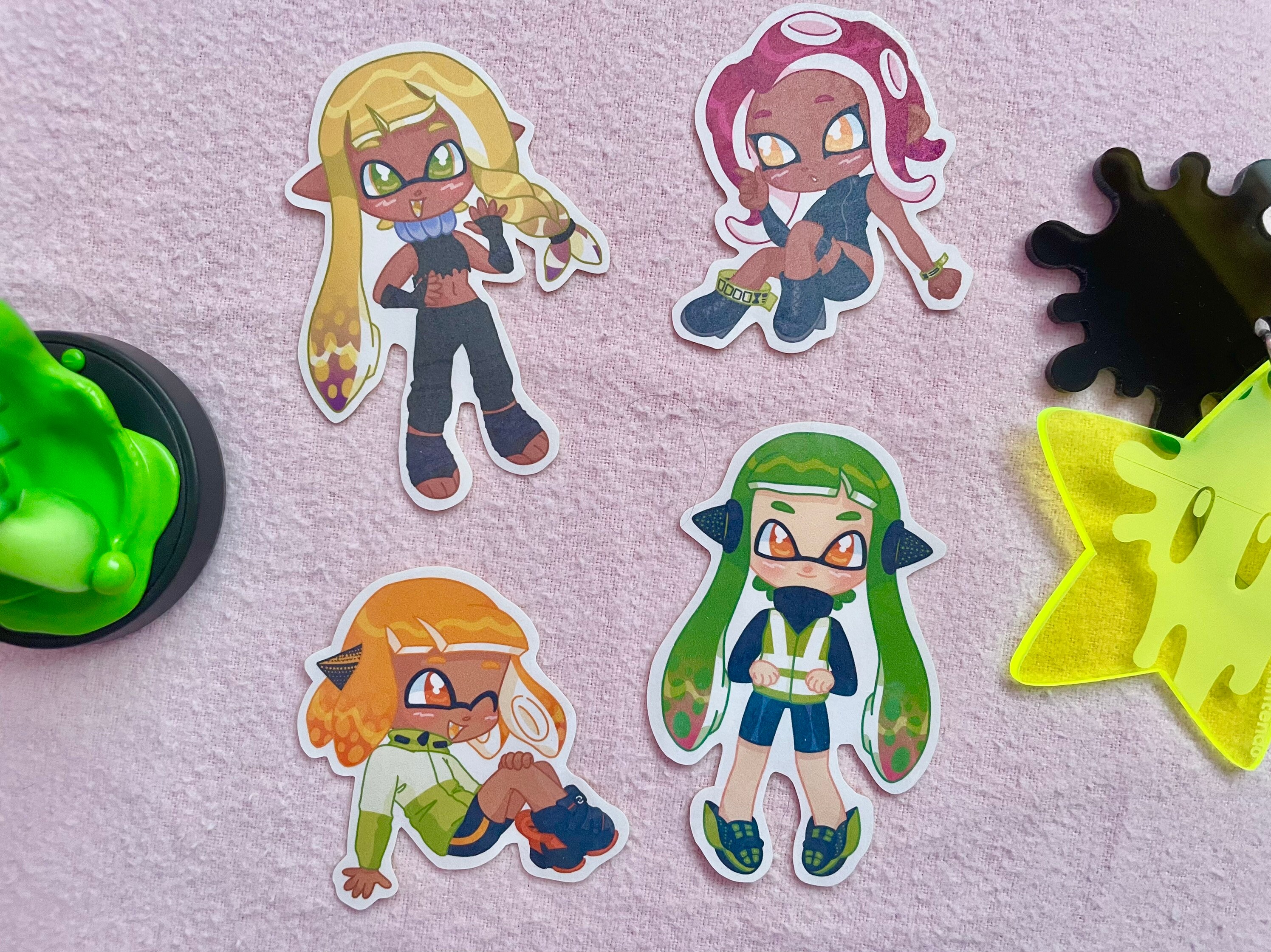 Agent Sticker Pack Splatoon - Etsy