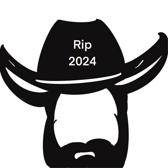 Digital Design Yellowstone Rip Cowboy Design Digital Drawing ...