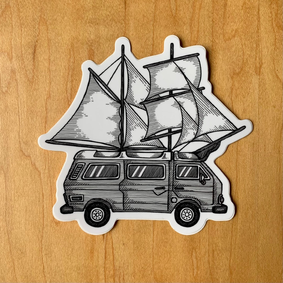 Sail Away Sticker - Etsy