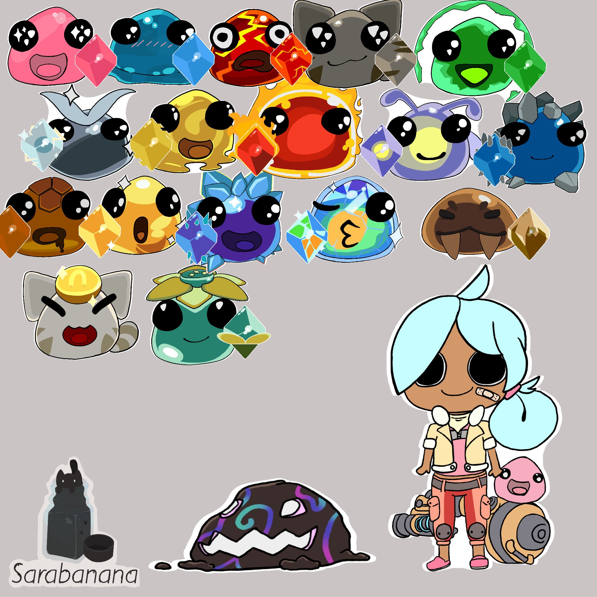 Slime Rancher Digital Stickers | Etsy