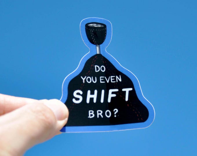 Shifter Vinyl Decal sticker, Car, Laptop, Window, Tumbler, Manual Jdm ...