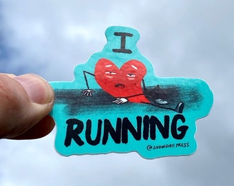 I Love Running - Etsy