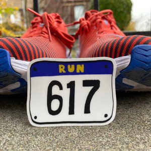 Boston Marathon Sticker | Boston Running Sticker | Run Boston Sticker ...