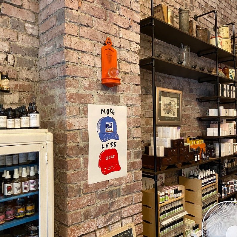 More USPS Less USBS Poster Support Lettercarriers Support - Etsy