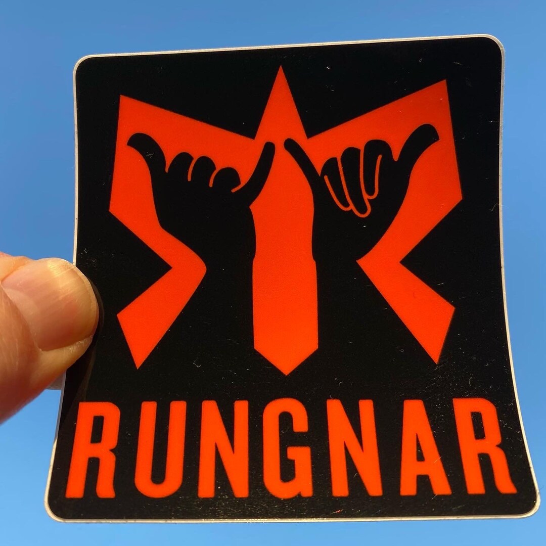 Running Sticker | RAGNAR Parody Sticker | Run Gnar Decal - Etsy