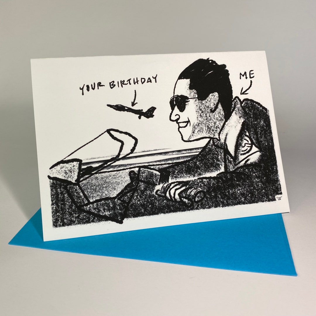 Top Gun Birthday Card Etsy