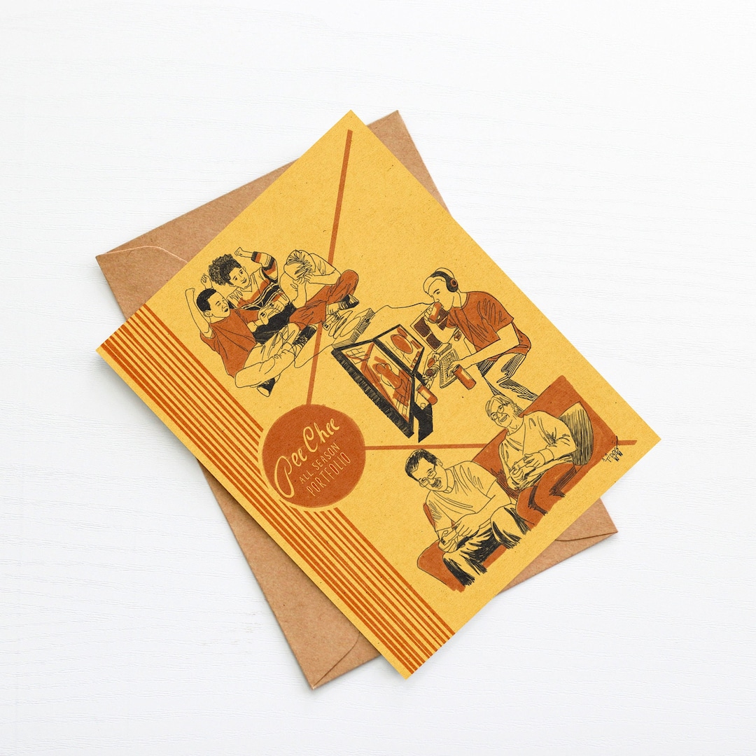 Pee-chee Greeting Card | Video Game Greeting Card | Gamer Greeting Card ...