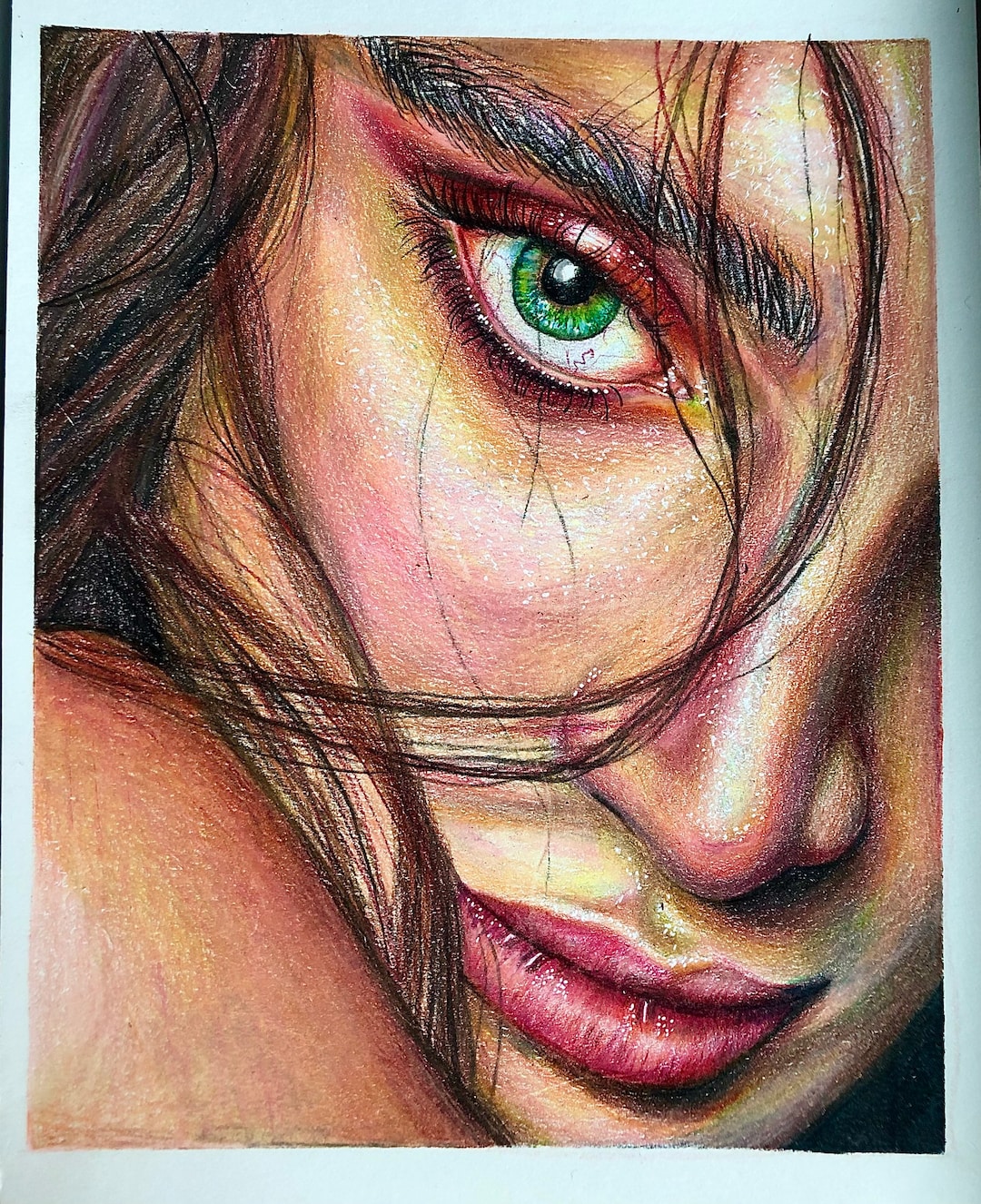 Bang - Colored Pencil Drawing 8x6 - Etsy