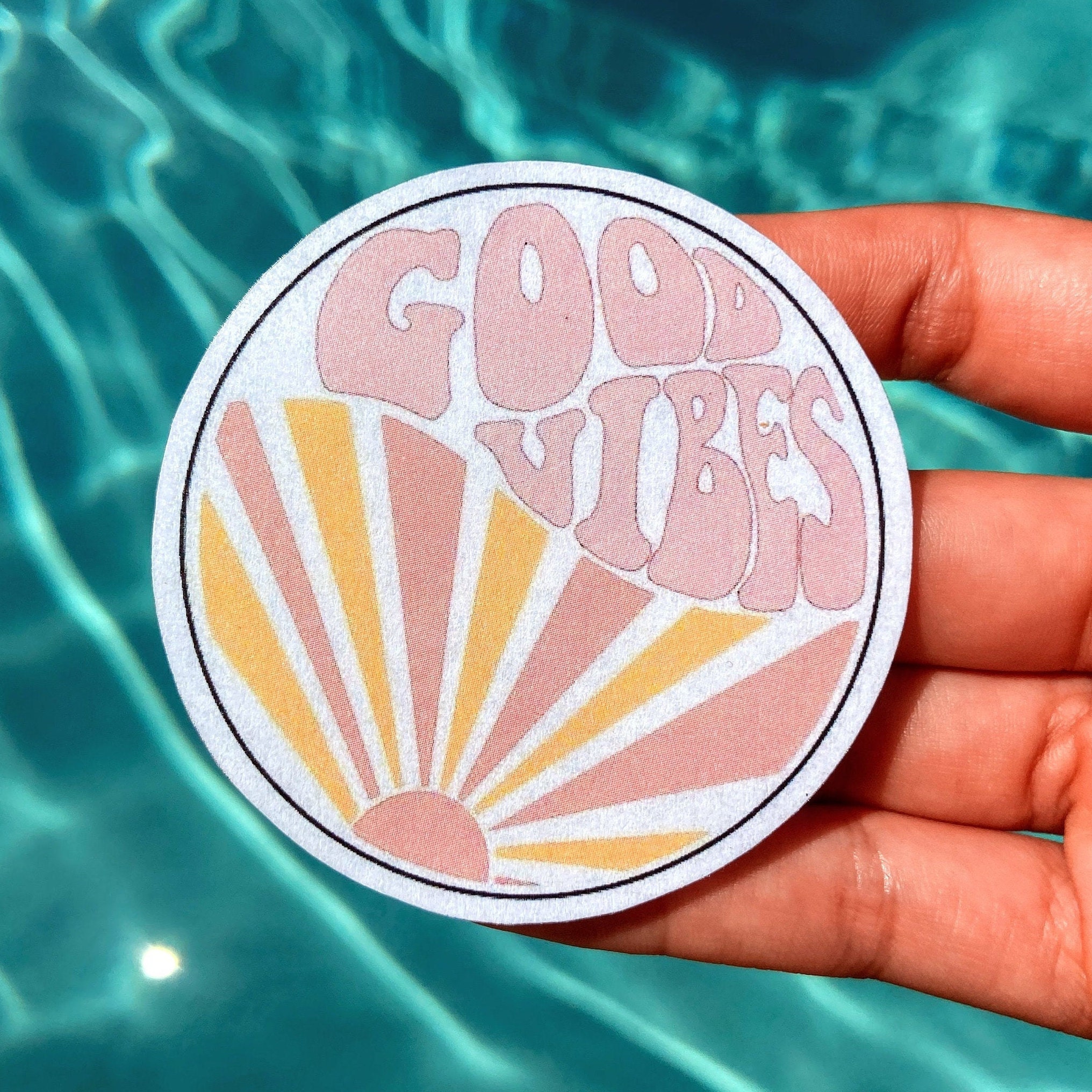 Good Vibes Sticker - Etsy