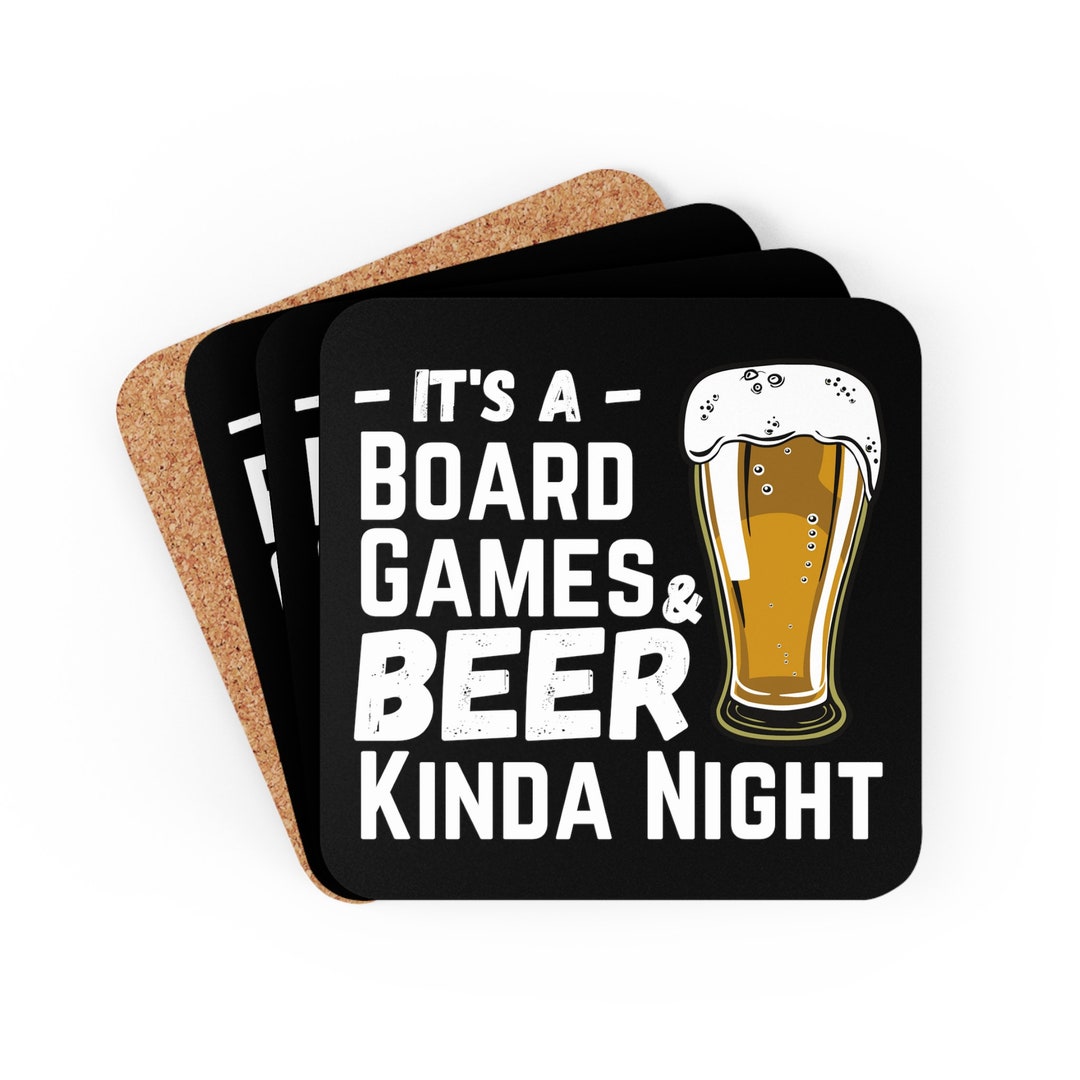 Gamer Coaster, Beer Coaster, Game Night Coaster, Board Game Gifts ...