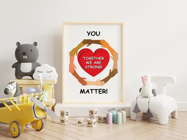 You Matter Poster, Positive Classroom Decor, Inclusive Education Print ...